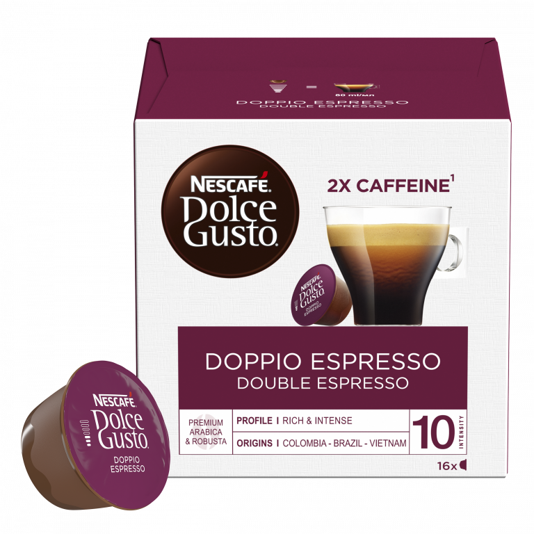 A máquina Infinissima touch e as cápsulas Doppio Double Espresso são as ...
